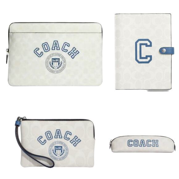 Coach | Bags | Coach Varsity Laptop Case Notebook Wristlet Pencil Case ...